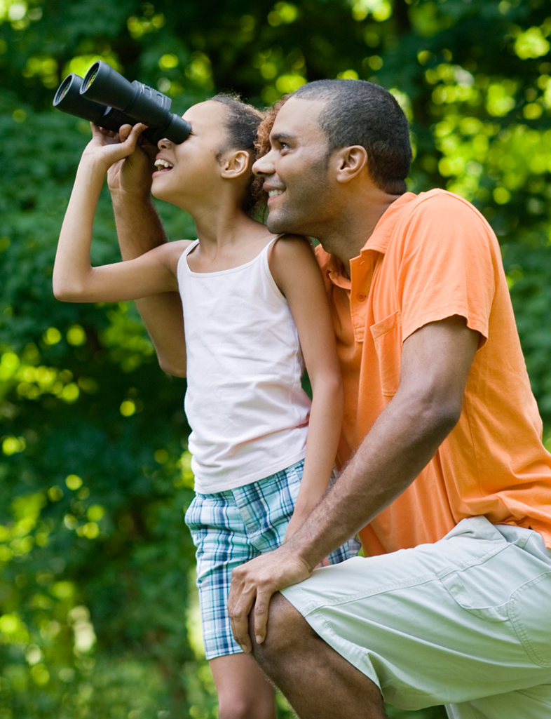 Birdwatching family.png — Wells Branch Community Library